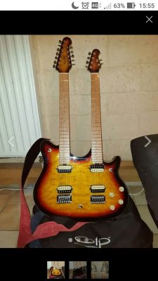 Double-neck OLP Style Van Halen - Avis OLP MM612 - EasyZic